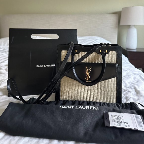 Saint Laurent | Bags | Ysl Raffia Bag | Poshmark